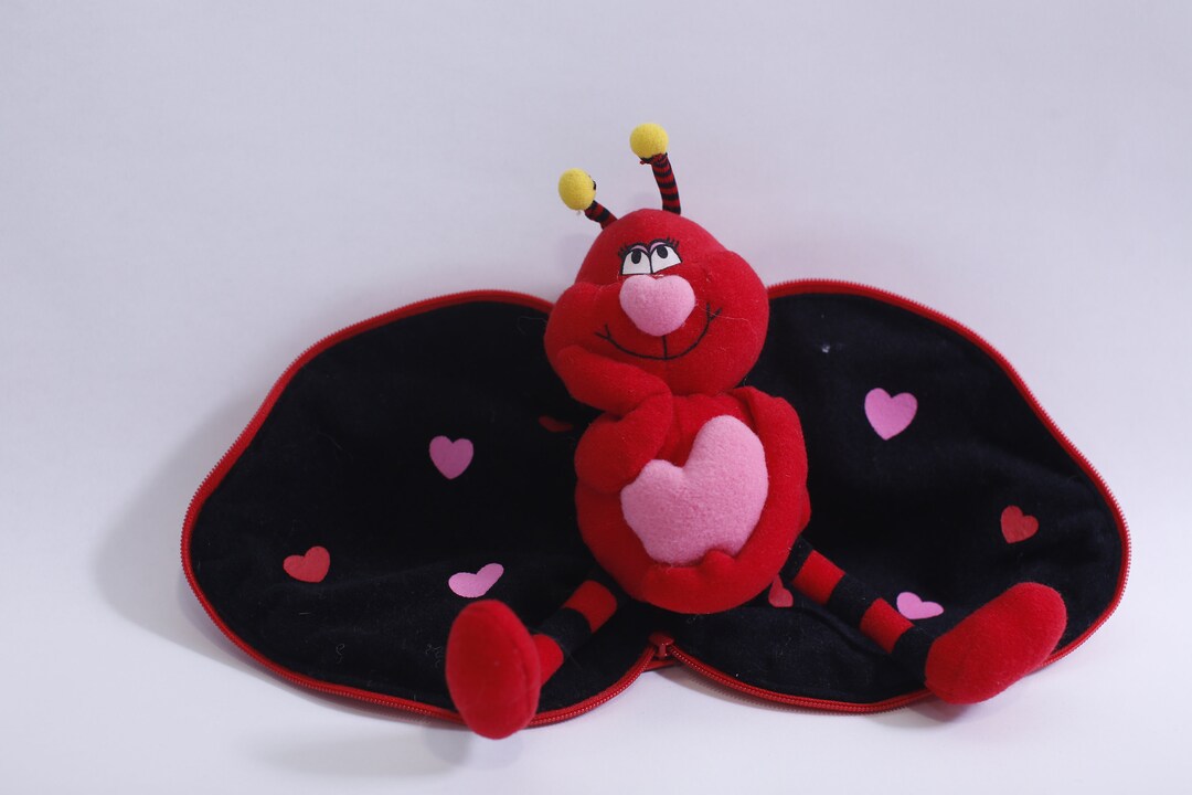 1980s, Love Bug, Cute Vintage Insect, Adorable Bug, Plush, Zips Into ...