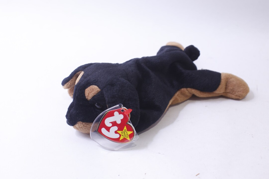 TY Beanie Baby, Doby the Doberman, Little Plush Puppy, Dog, Adorable ...