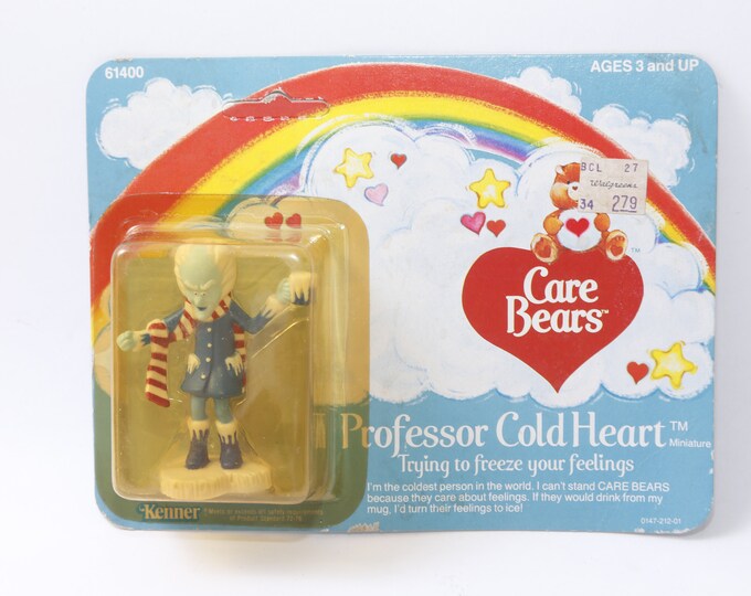 Kenner, Care Bears Miniatures, Professor Cold Heart, Freeze Your ...