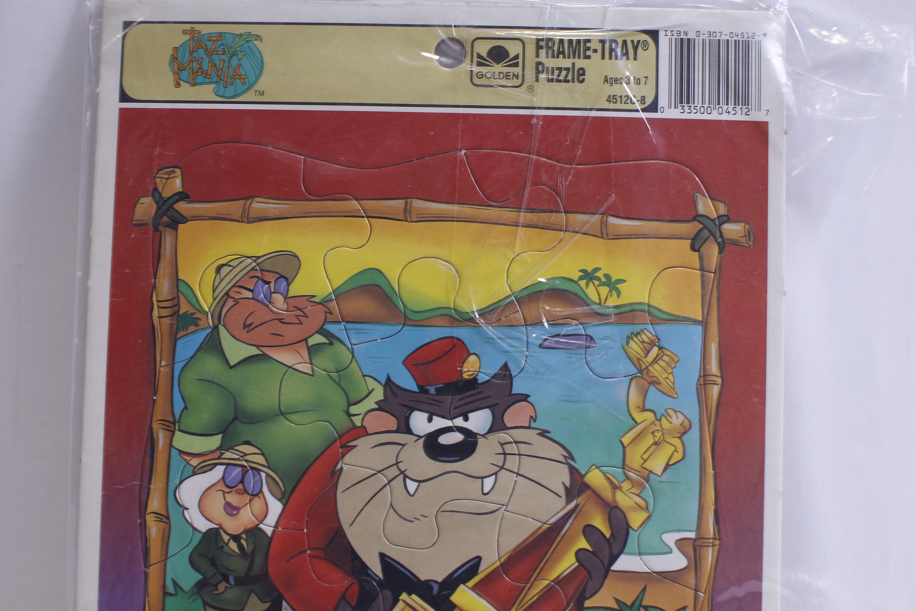 Taz Mania, Tasmanian Devil With Best Busboy Trophy, Frame-tray Puzzle ...
