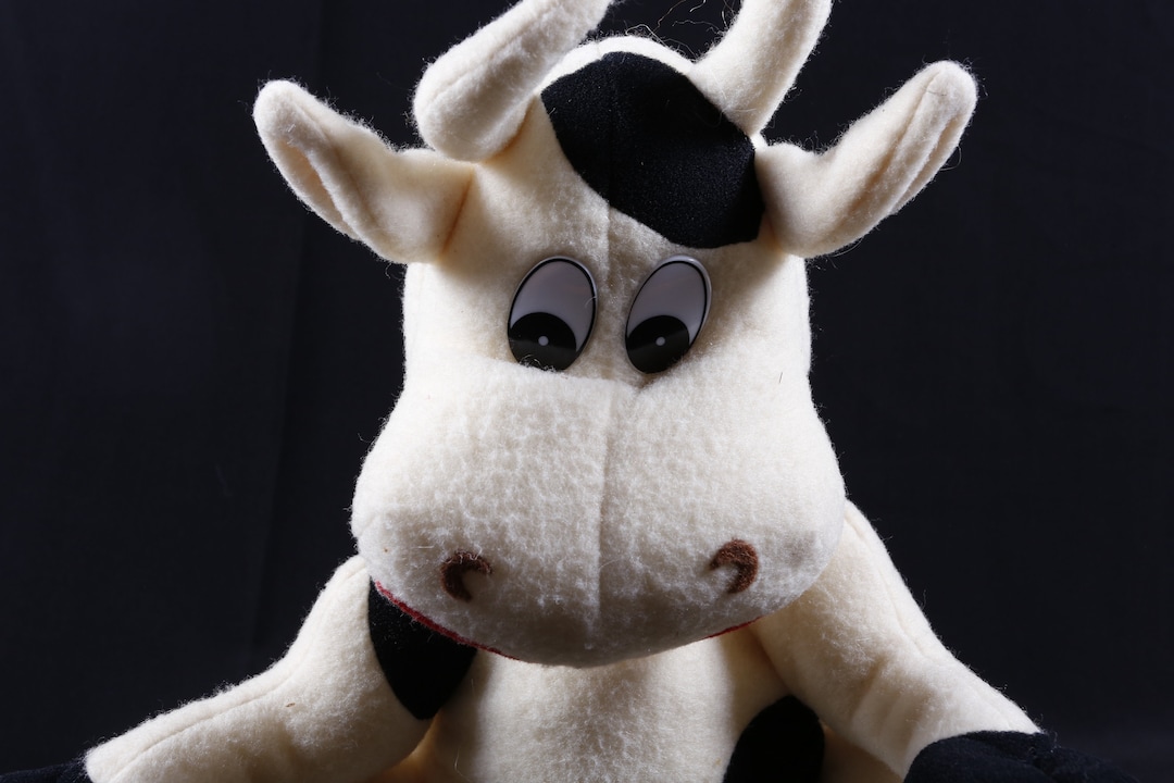 Kamar, Rare, Prototype, Sample, White Black, Cow, 1988, Farm, Soft ...