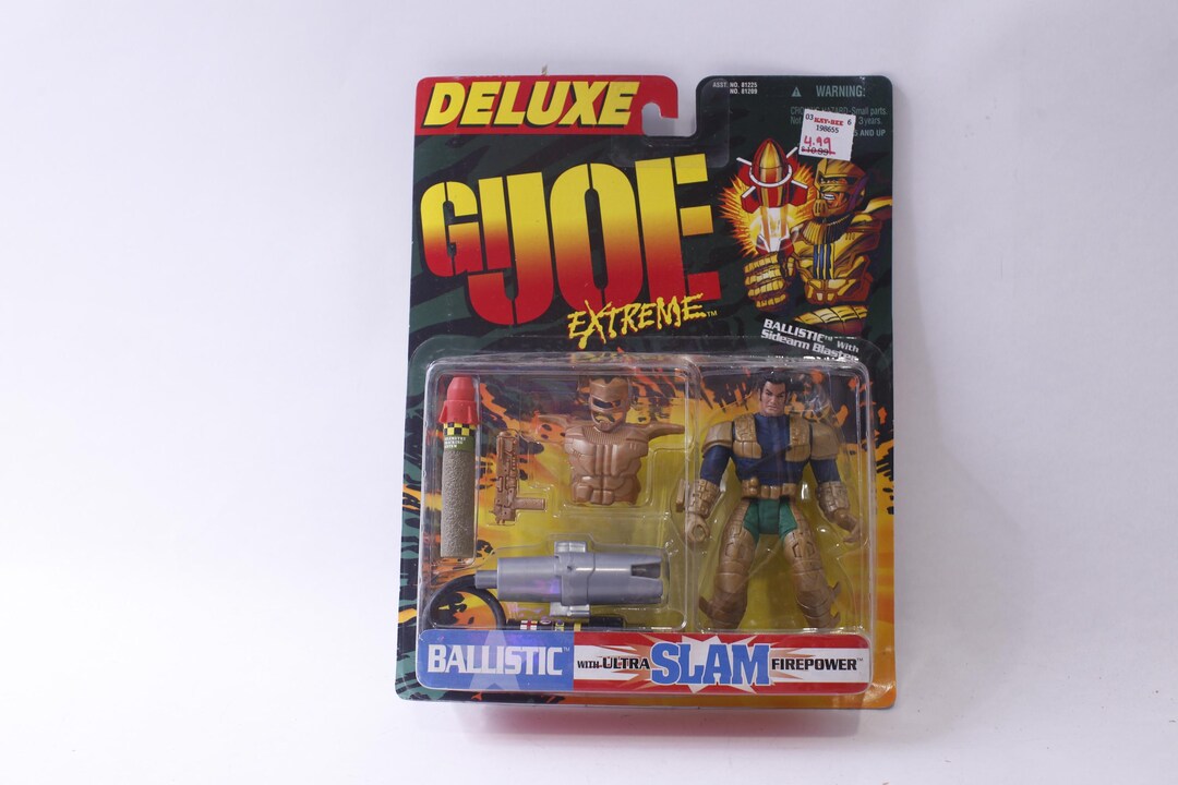 GI Joe, Ballistic With Sidearm Blaster, Action Figure, 1995, Hasbro ...