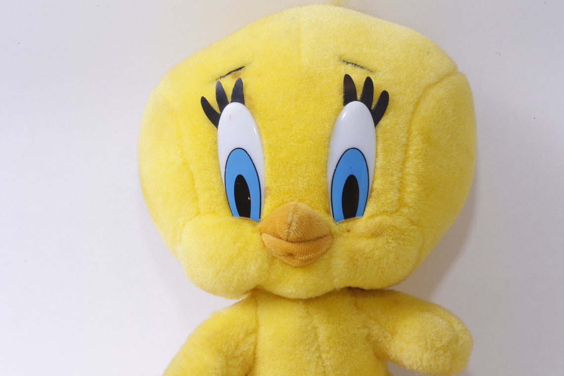 Looney Tunes Tweety Bird Yellow 9 Plush Soft Toy | Etsy