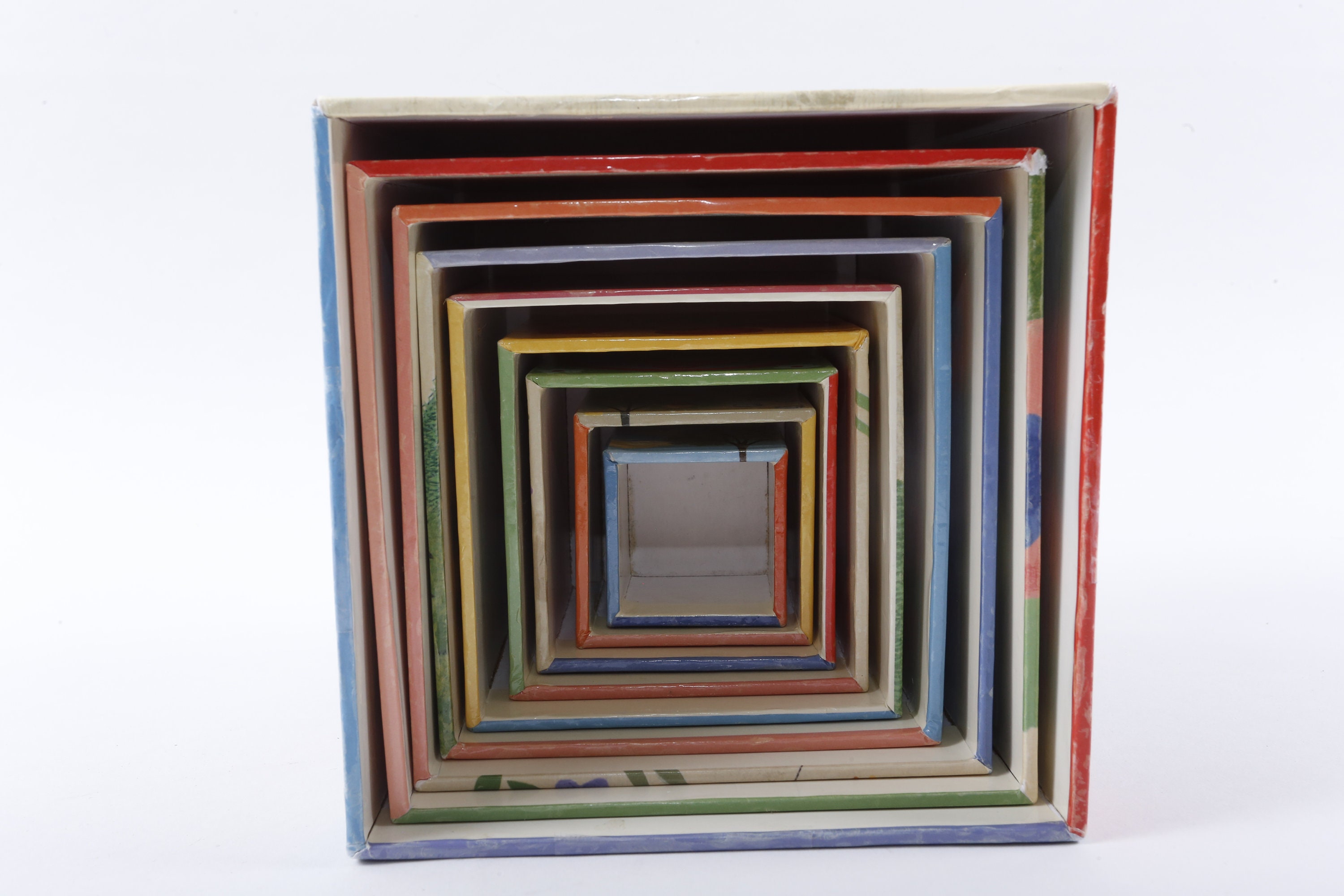 Stacking Blocks Education Alphabet Learning Paper Cubes Set | Etsy