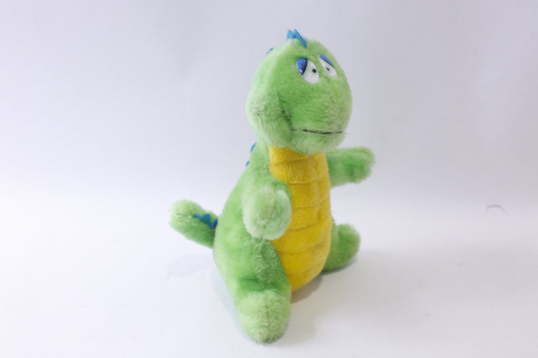 Dan Brechner, Gren-yellow Dinosaur, Plush, Adorable Dragon, Stuffed ...