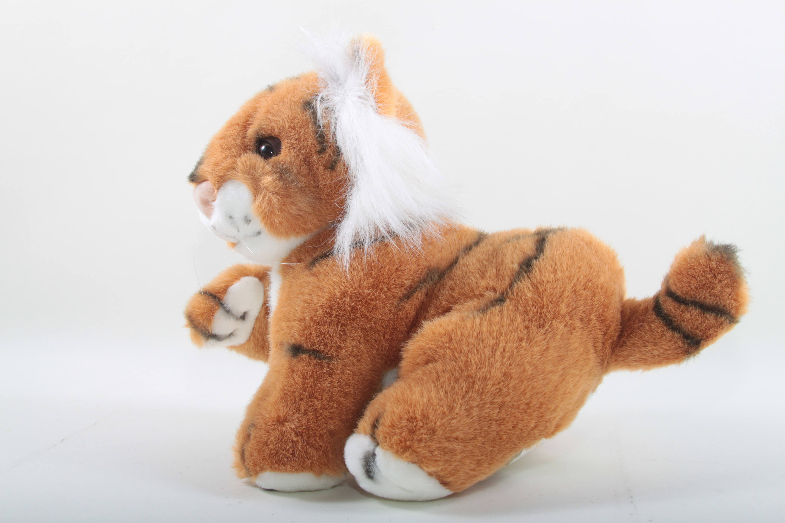 Large Chunky Tiger Plush Toy Vintage Stuffed Animal Cute Wild | Etsy