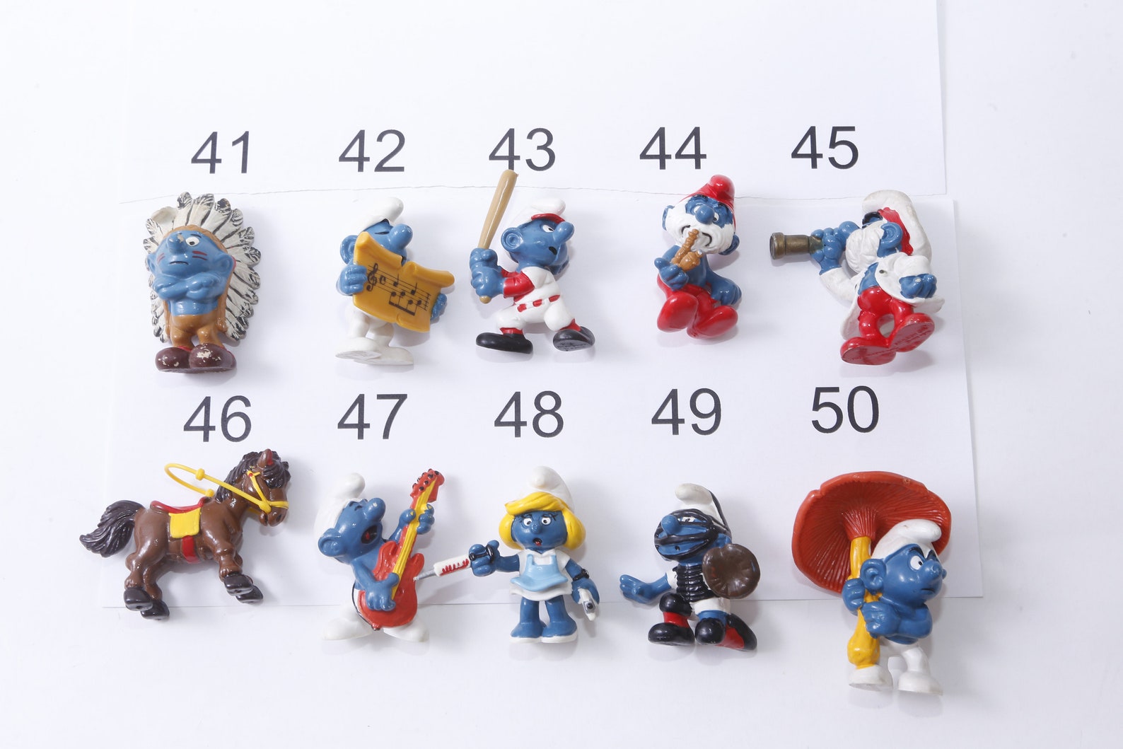 PICK YOUR OWN 1 Vintage 80s Smurfs Pvc Figures Toy Lot Cake - Etsy
