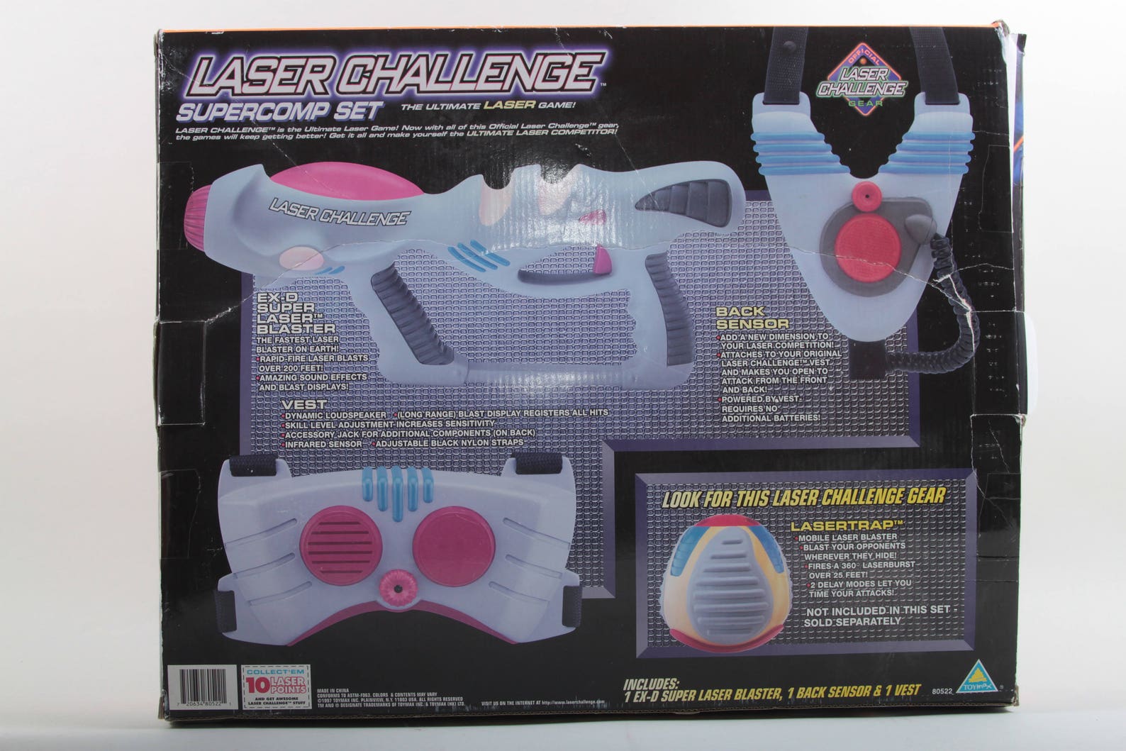 Toymax Laser Challenge Game Toy Vintage Shooting Laser Blaster - Etsy