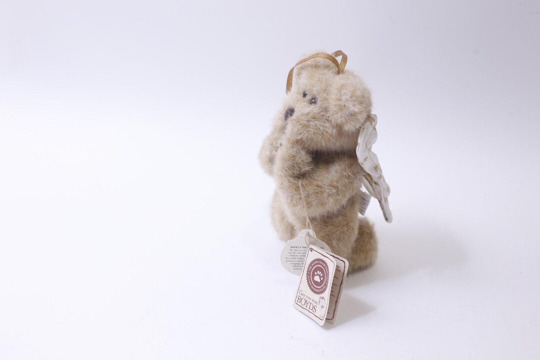 Boyds, Teddy Bear Angel, Small Plush, Hanging, Vintage, Stuffed Animal ...