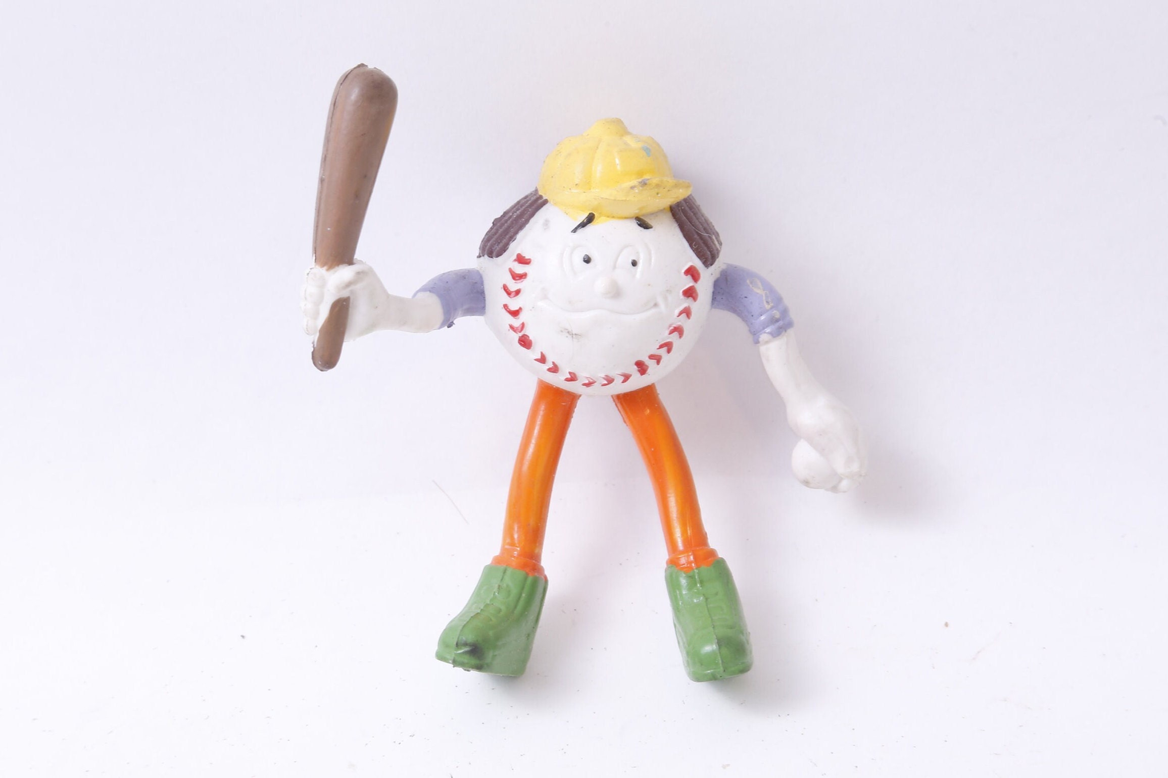 Bendable Baseball Ball With a Bat 3 PVC Figure | Etsy