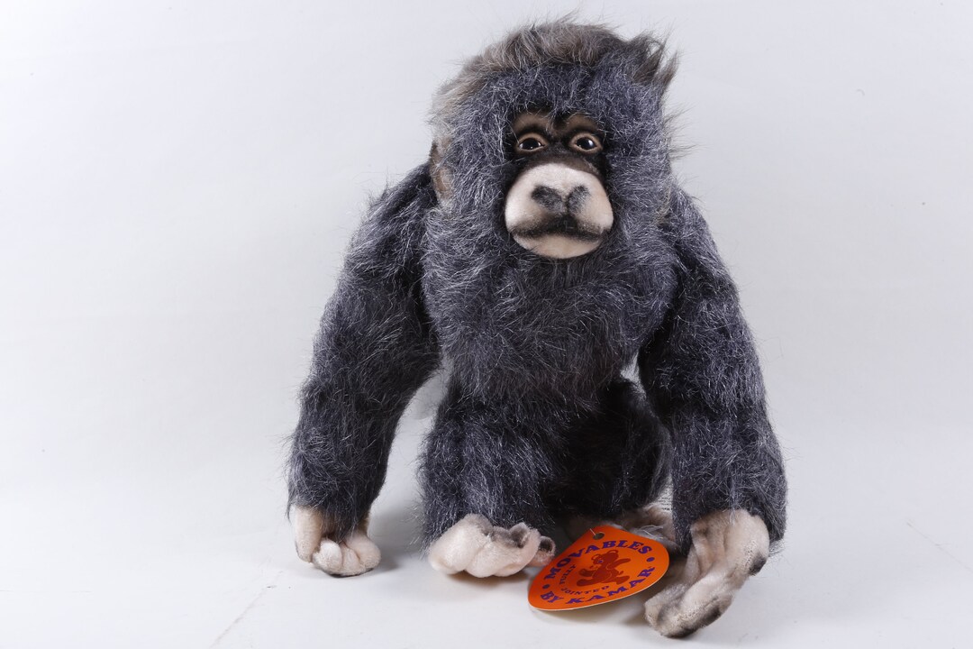 Kamar, Rare, Prototype, Sample, OOAK, Hand Made, Movables, Gray, Monkey ...