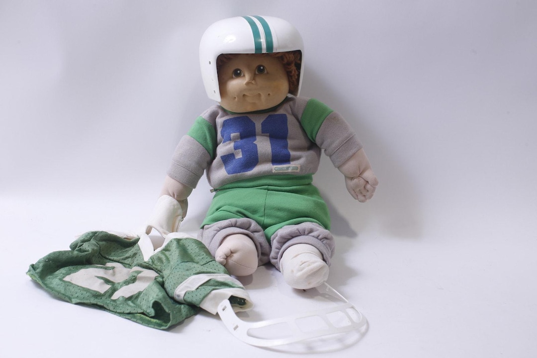 Cabbage, Patch Kids, Football, Uniform, 1980s, Doll Baby, 1984, Boy ...
