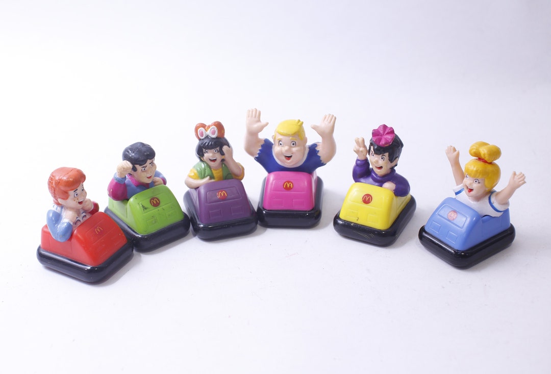 Mcdonald's Happy Meal, Archies, Toy Set of 6, PVC Figurines, 1987 ...