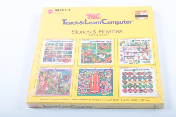 Mattel Teach and Learn Computer Discs TLC Vintage Learning | Etsy