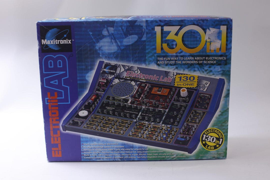 Maxitronix, Electronic Lab, 130 in 1, Learning, Science, Activity Toy ...