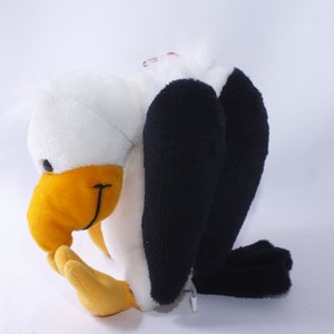 Vintage, Liberty Toy, Buzzard, Vulture, Carnival Plush, Black and White ...