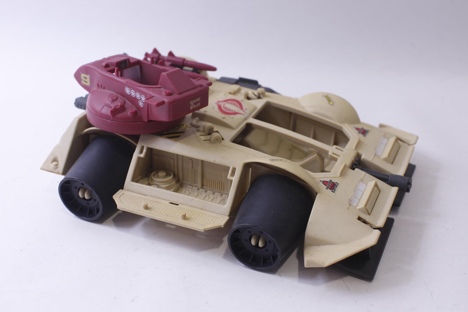 GI Joe, Cobra Rage, Toy Vehicle, 1990, Hasbro, Incomplete, Vintage ...