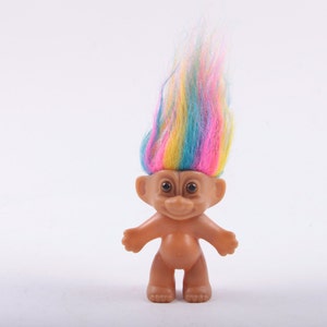 LGBT, Gay, Rainbow Troll, Doll, Three Inch, 3", Russ, Vintage, Toy ...