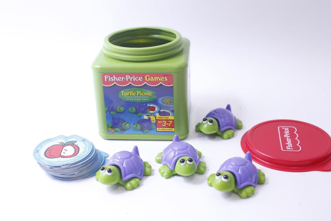 Fisher-price, Turtle Picnic, Board Game, Ages 3-7, No Reading Required ...