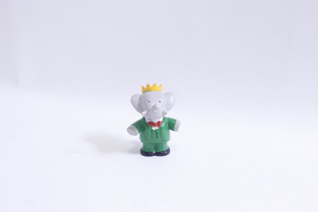 Rare PVC Babar the Elephant Collectible, Vintage Babar Toy, Babar the ...