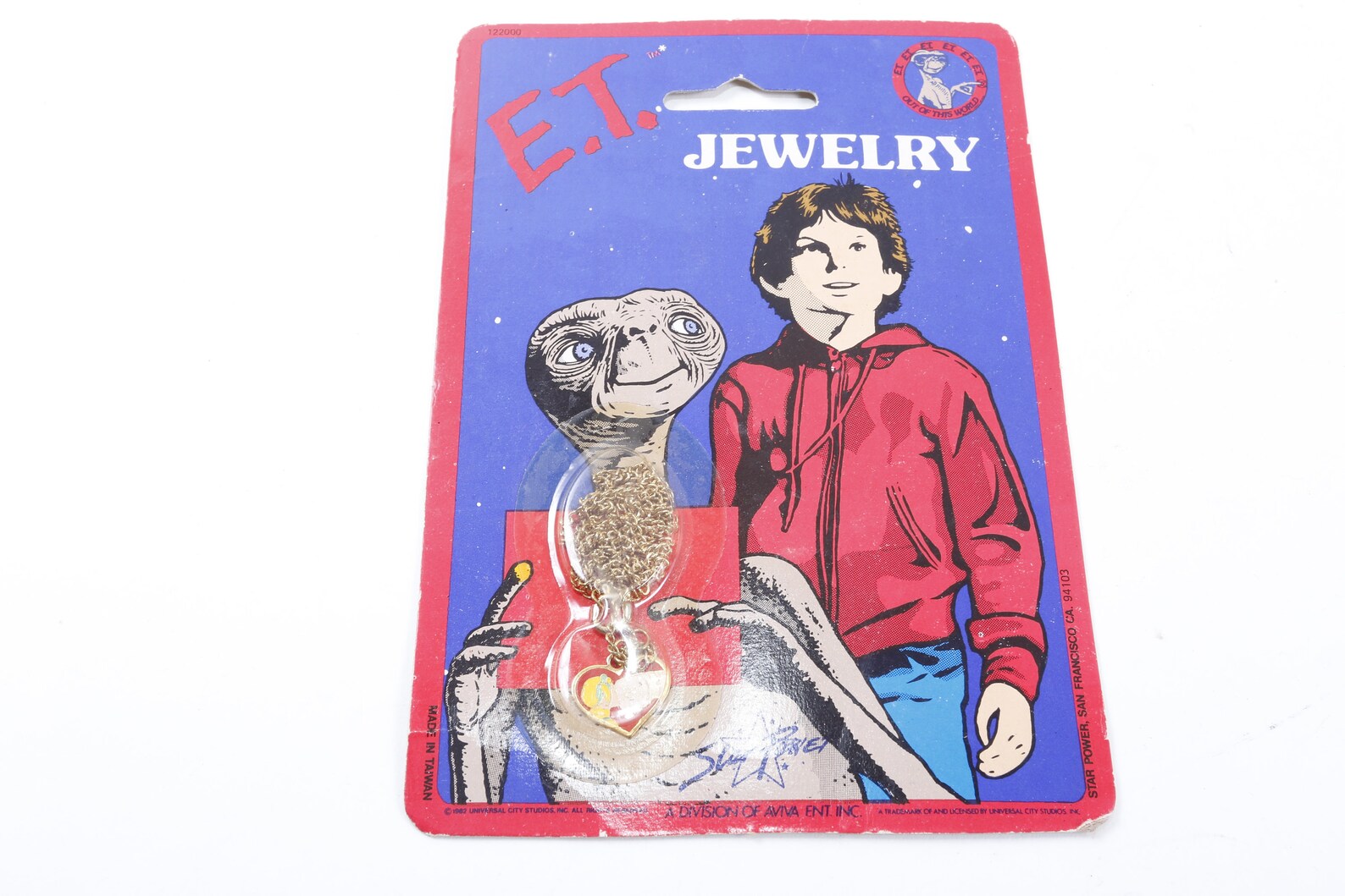 E.T. the Extra-terrestrial Heart Necklace Chain Children - Etsy
