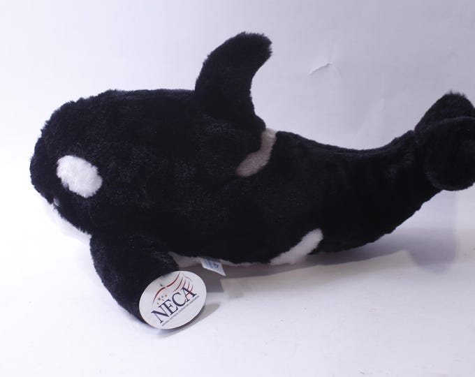 Sea World, Plush Orca, Black-white Killer Whale, Soft Toy, NECA Tag ...