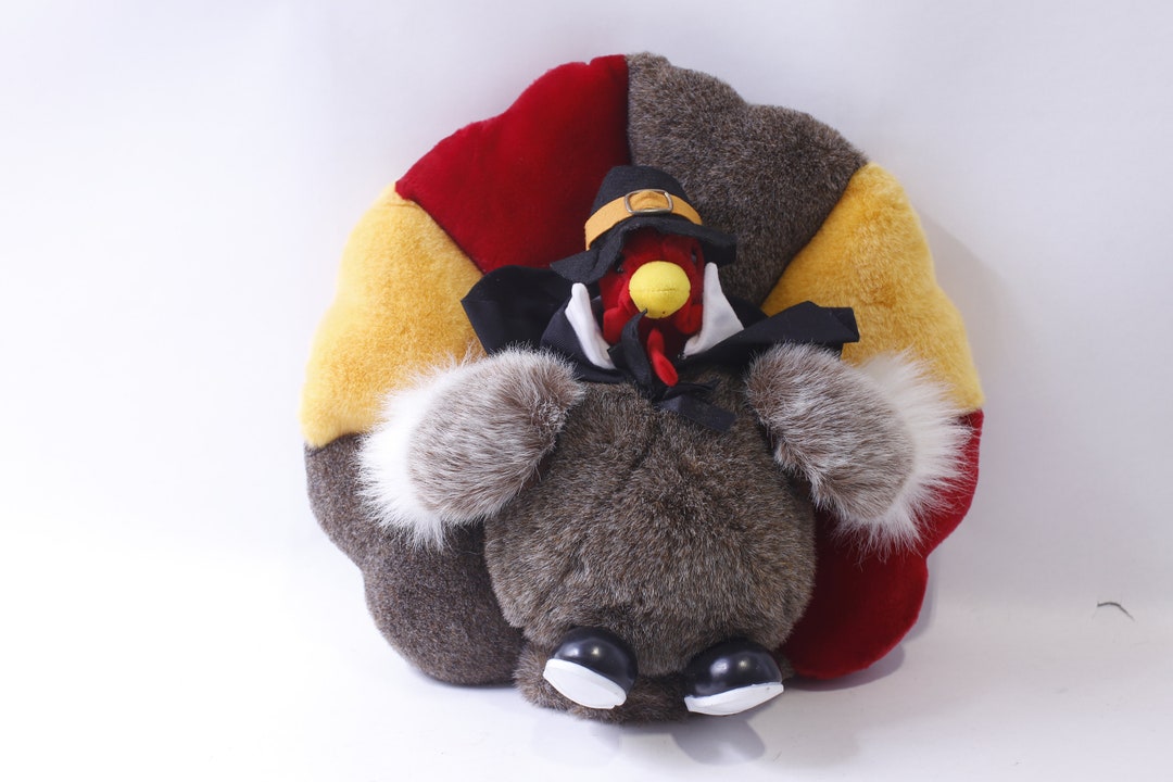 People Pals, Thanksgiving, Plush Turkey, Stuffed Animal, Vintage ...