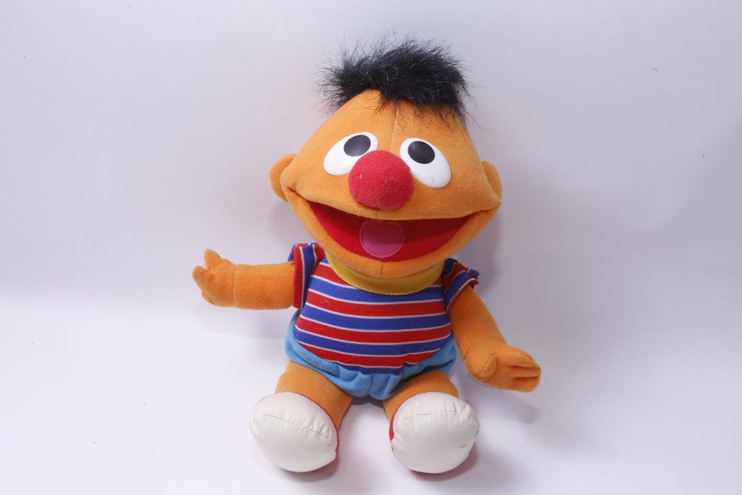 Tickle Me, Sesame Street, Ernie, Child, Muppet, Plush, Soft, Doll, 12 ...