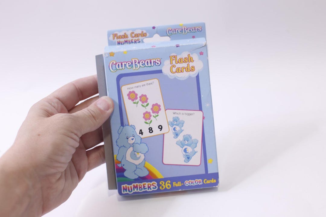 Care Bears, Numbers, Flash Cards, TCFC, Card Game, Learning, Pre-school ...
