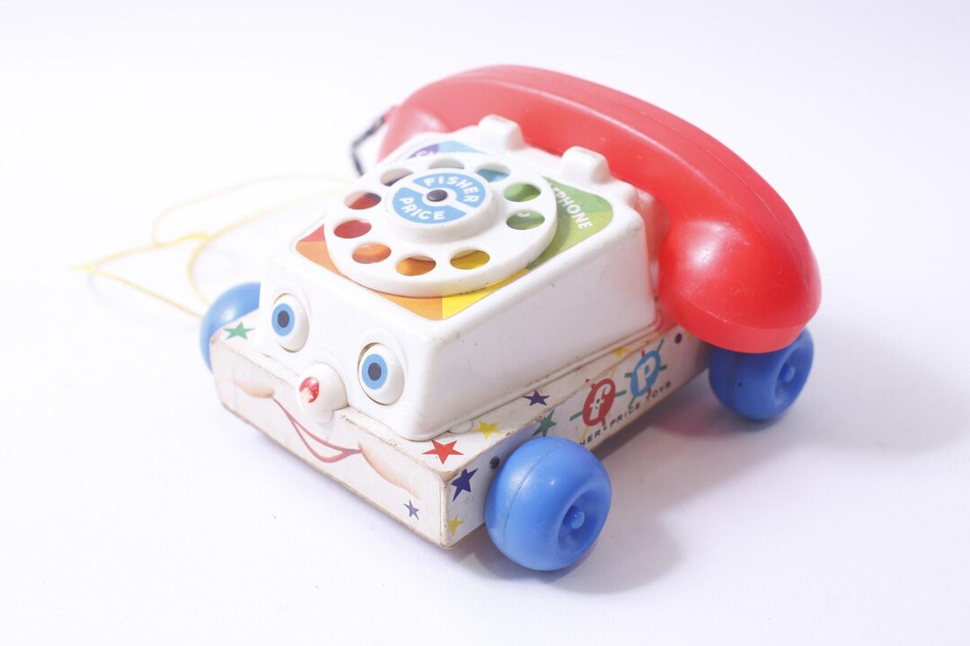 Collectible Fisher-price, Chatter Telephone, 1960s, Toddler Toy, Busy ...