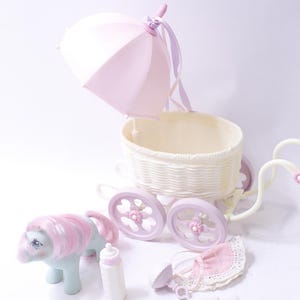 My Little Pony, Baby Buggy Stroller With an Umbrella, Baby Cuddles Pony ...