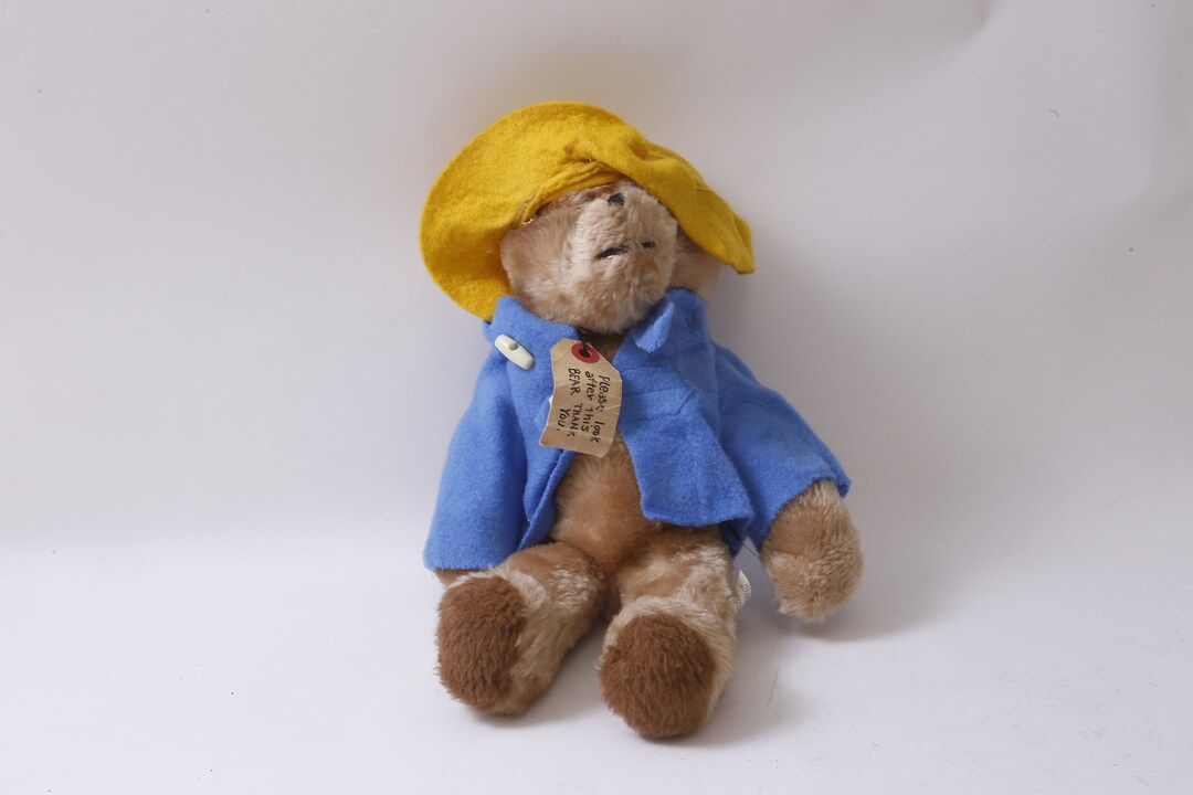Paddington Bear, Eden, 1970s, Blue Raincoat, Yellow Hat, Teddy Bear ...