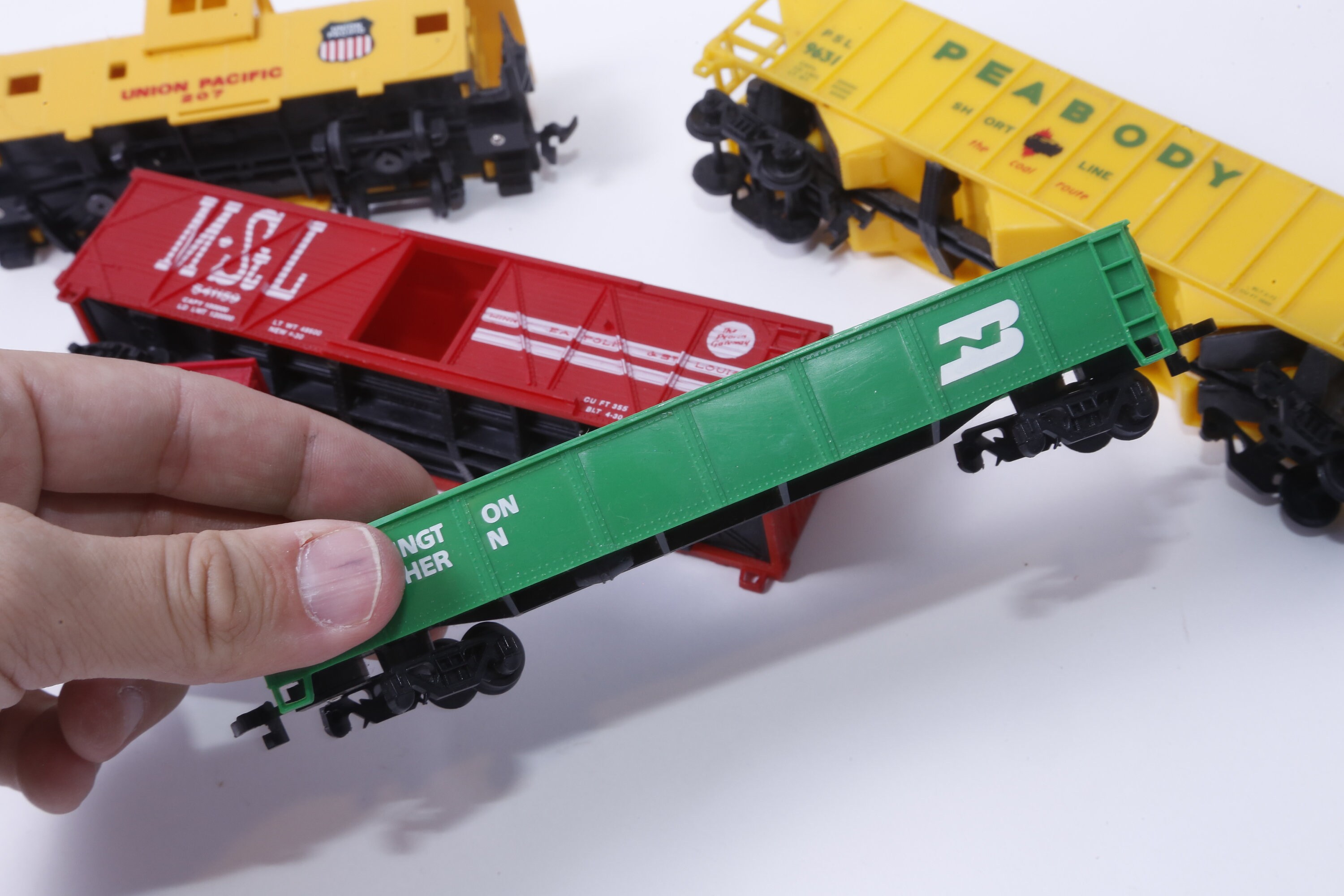 Railcars Railway Cars Set Railroad Miniature Scale | Etsy