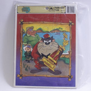 Taz Mania, Tasmanian Devil With Best Busboy Trophy, Frame-tray Puzzle ...
