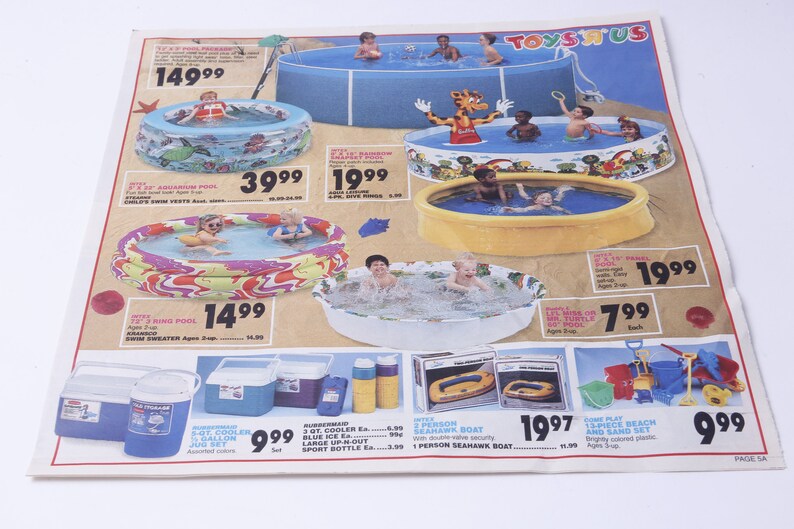 Toys R Us Playskool Toss'ems Mattel Pool Outdoor - Etsy