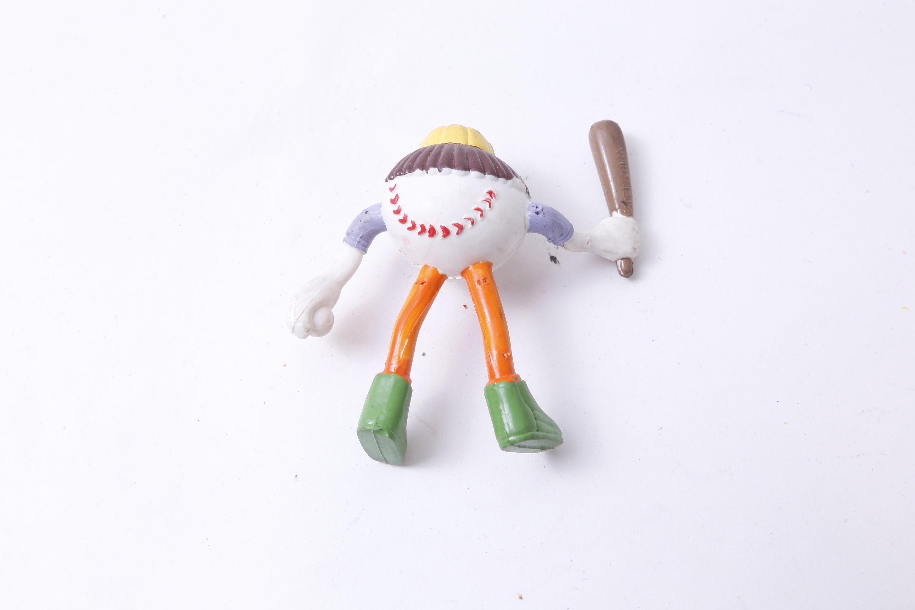 Bendable Baseball Ball With a Bat 3 PVC Figure | Etsy