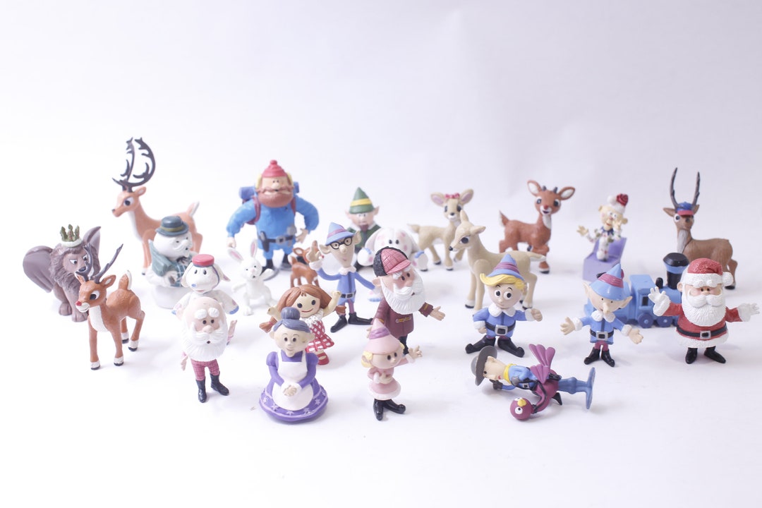 Rudolph the Red-nosed Reindeer, PVC Figures, Toy Set, Displayable ...