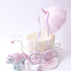 My Little Pony, Baby Buggy Stroller With an Umbrella, Baby Cuddles Pony ...