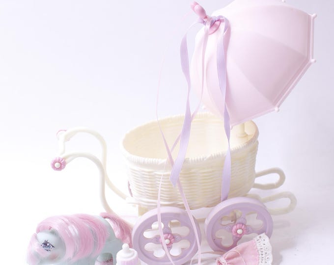 My Little Pony, Baby Buggy Stroller With an Umbrella, Baby Cuddles Pony ...