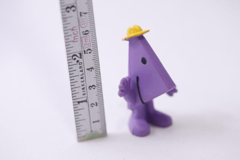 Mr Men and Little Miss, Mr Rush, PVC Figure, Arby's, Vintage, 2", Small ...