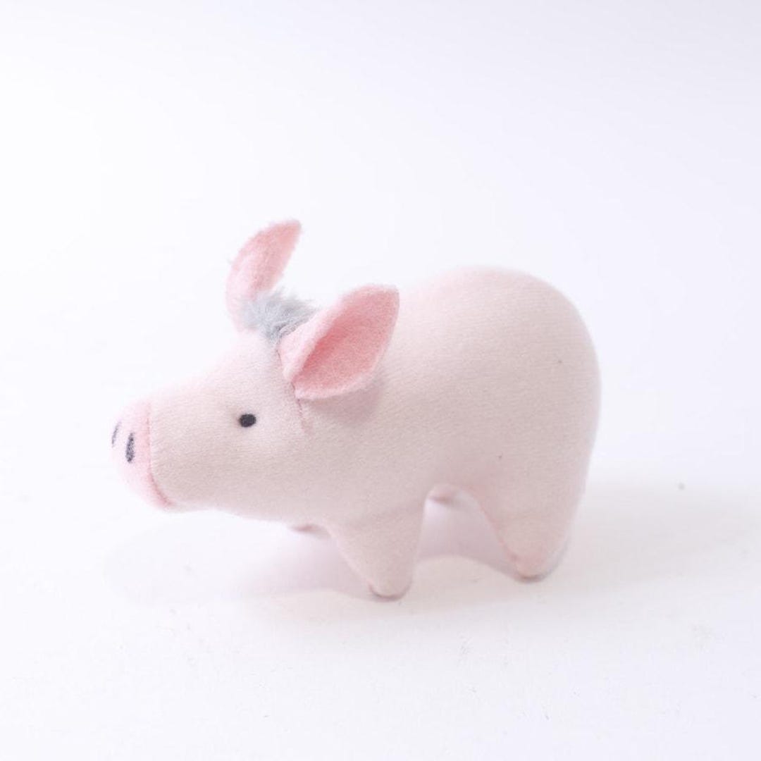 Babe, the Pig, Miniature, Small Plush, Vintage, Soft, Toy, Stuffed ...