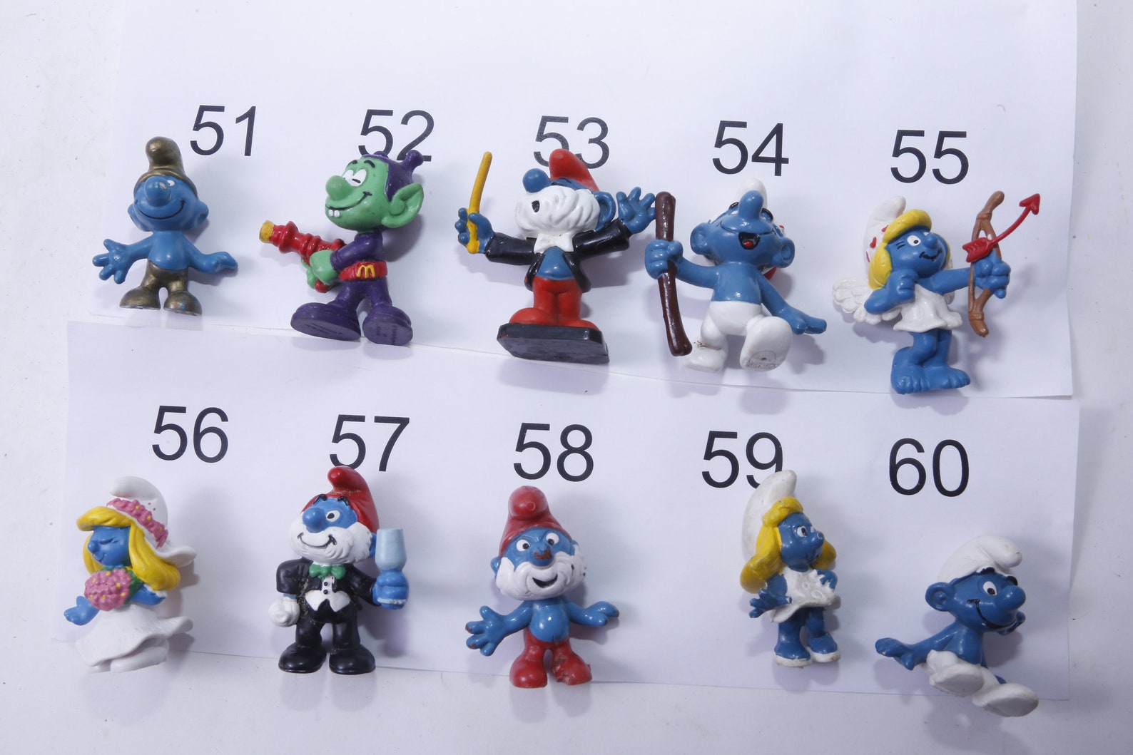 PICK YOUR OWN 1 Vintage 80s Smurfs Pvc Figures Toy Lot Cake | Etsy