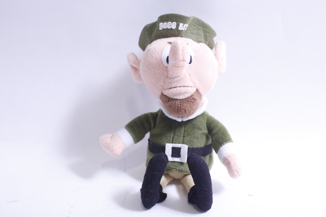 Boss Elf, Rag Doll, 9", Rudolph the Red-nosed Reindeer, 1999, Green ...