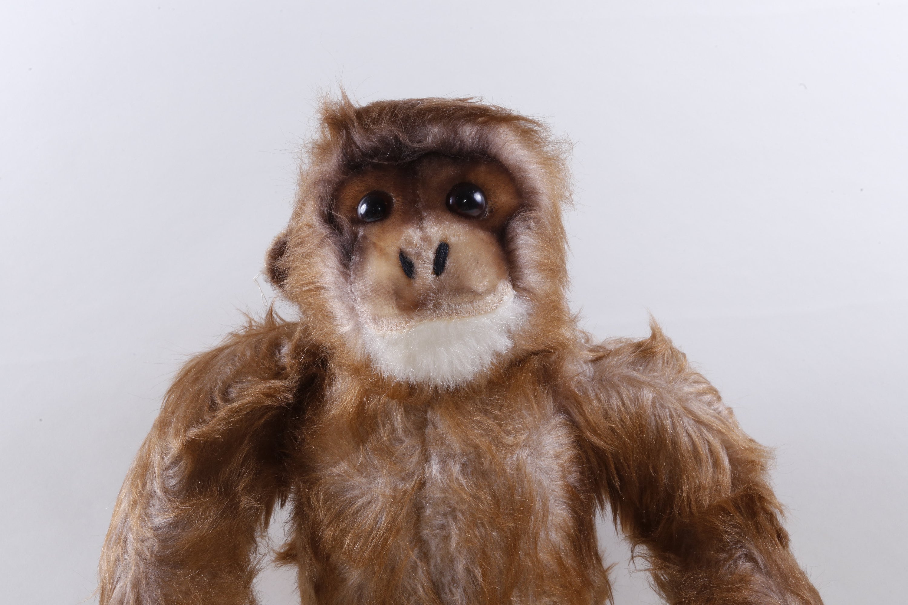 Monkey Brown Face Prototype Doll Vintage Topper Sample Rare Plush White ...