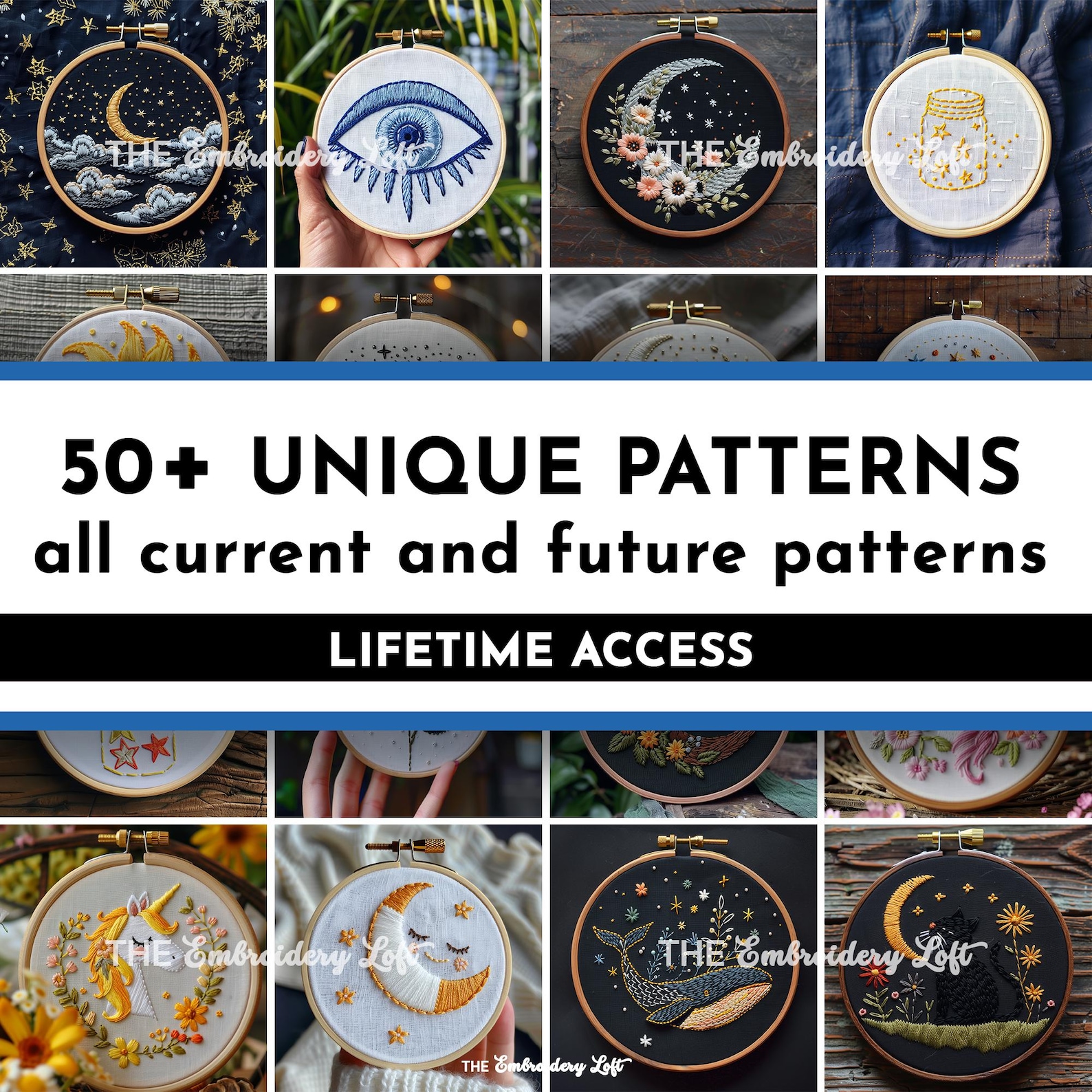 MINI COLLECTION, Celestial Hand Embroidery Pattern Collection, Current ...