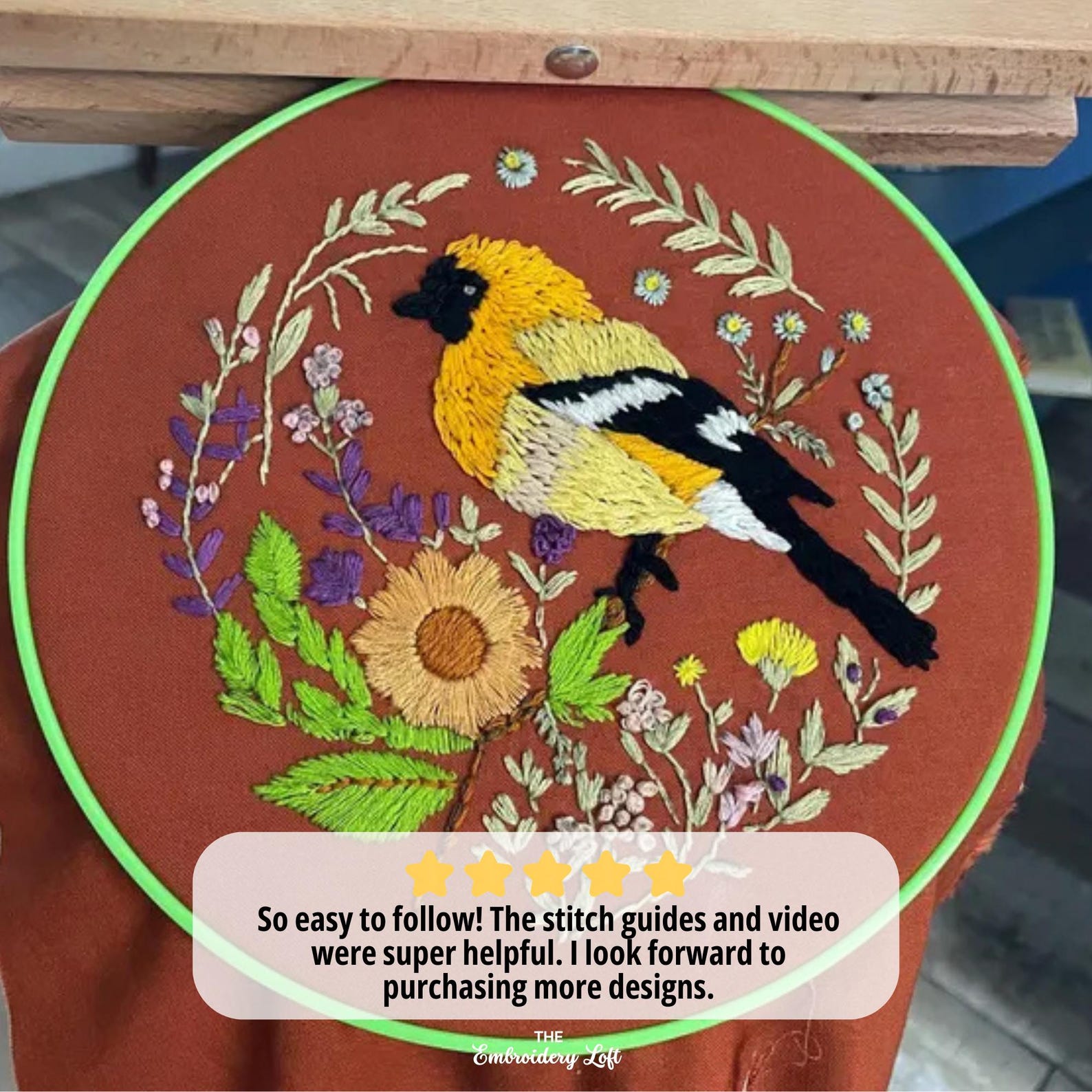 Goldfinch Hand Embroidery Pattern, American Goldfinch Bird, Finch Bird ...