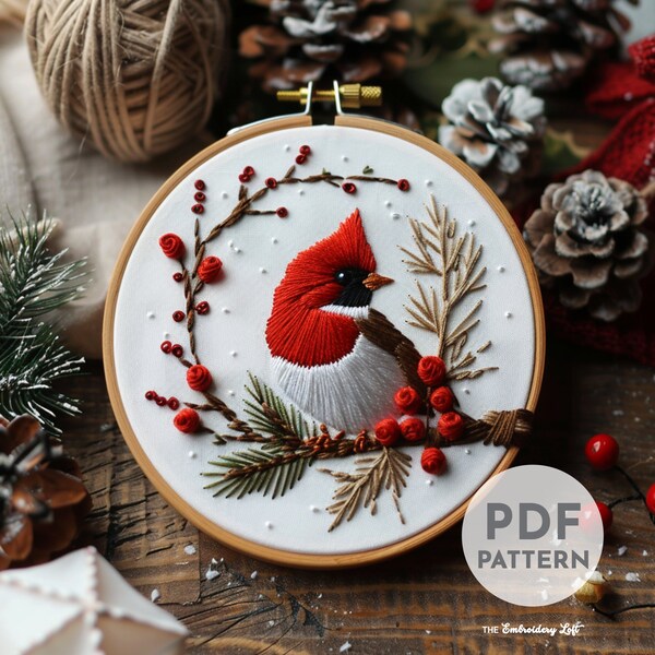 Cardinal Pattern - Etsy