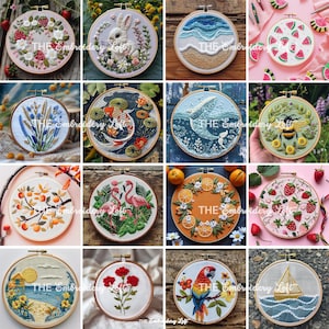 WHOLE SHOP BUNDLE, Hand Embroidery Pattern Collection, Current and ...