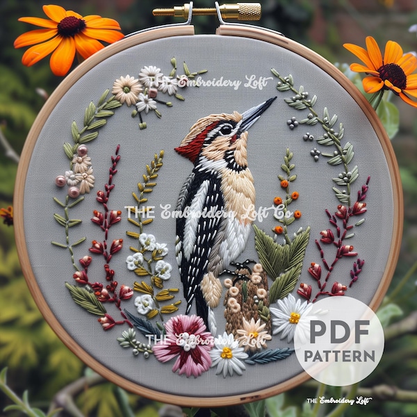Woodpecker Pattern - Etsy