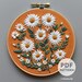 Marigold Flowers Hand Embroidery Pattern, Marigold Pattern, Marigold ...